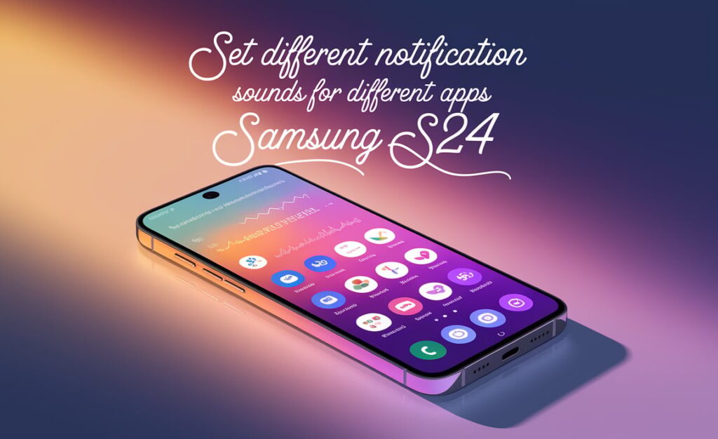 Set Different Notification Sounds For Different Apps Samsung S24 ...