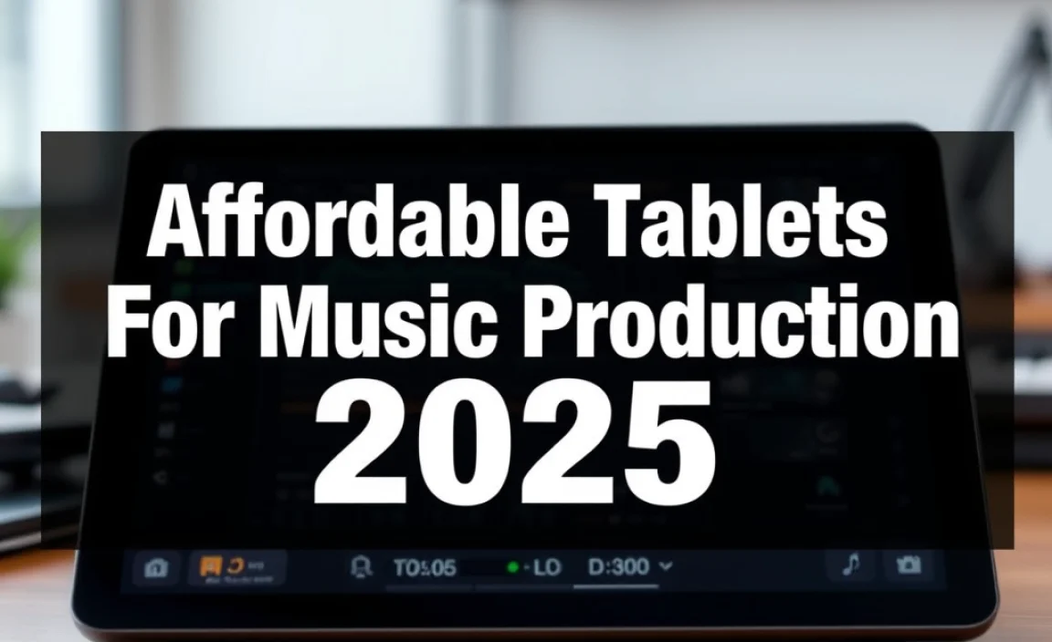 Affordable Tablets For Music Production 2025: Essential Picks - Tablet Zoo
