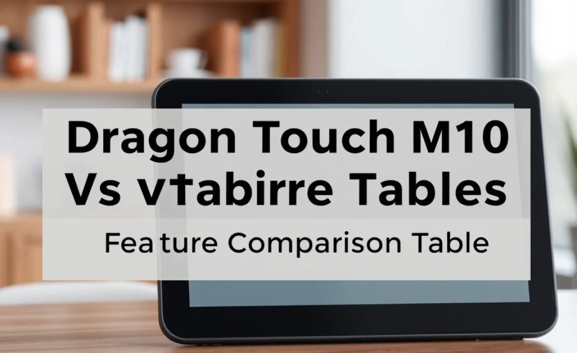 Dragon Touch M10 Vs Fire Tablet Features: Essential Guide - Tablet Zoo