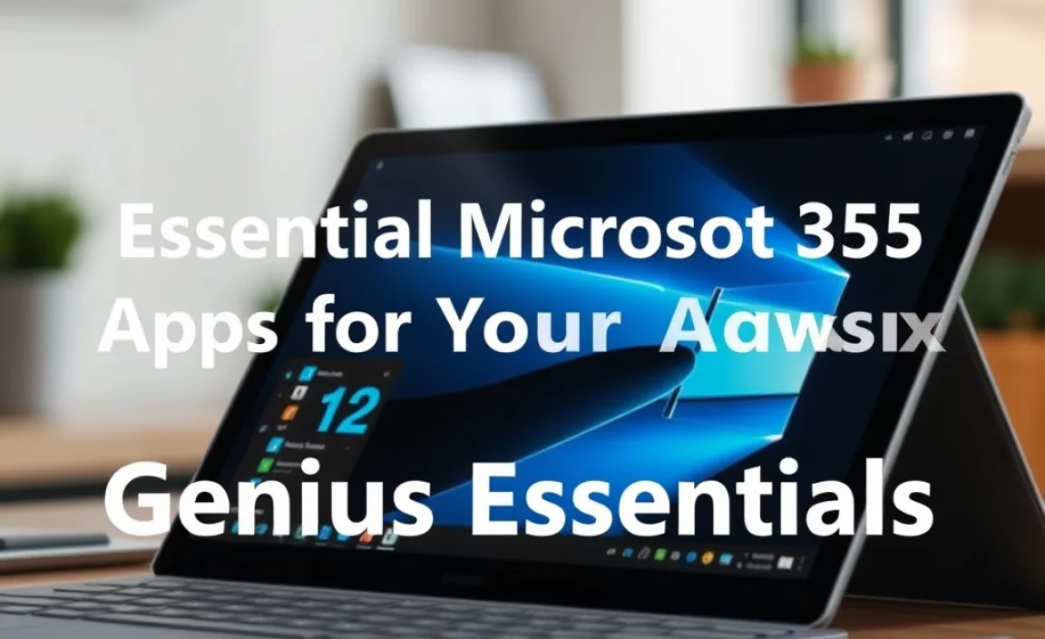 Surface Pro X Microsoft 365 Apps: Genius Essentials - Tablet Zoo