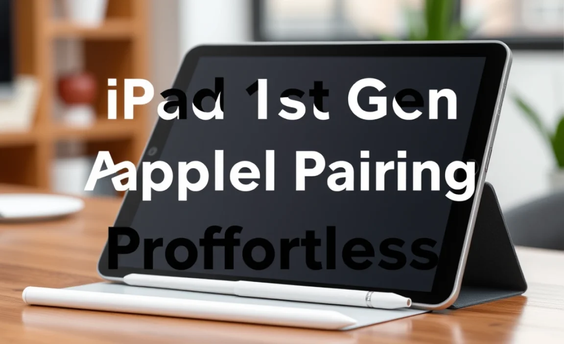 iPad 1st Gen Apple Pencil Pairing: Proven Effortless - Tablet Zoo