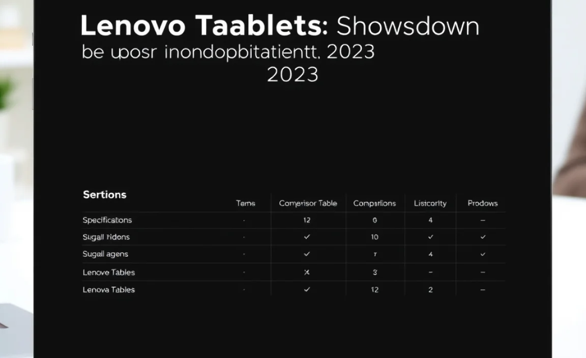 Lenovo Tablets: Original Manufacturer Showdown 2023 - Tablet Zoo