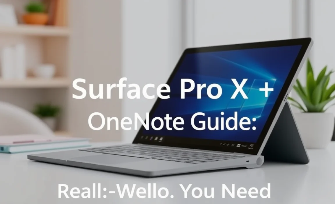 Surface Pro X OneNote Guide: Genius Tips You Need - Tablet Zoo