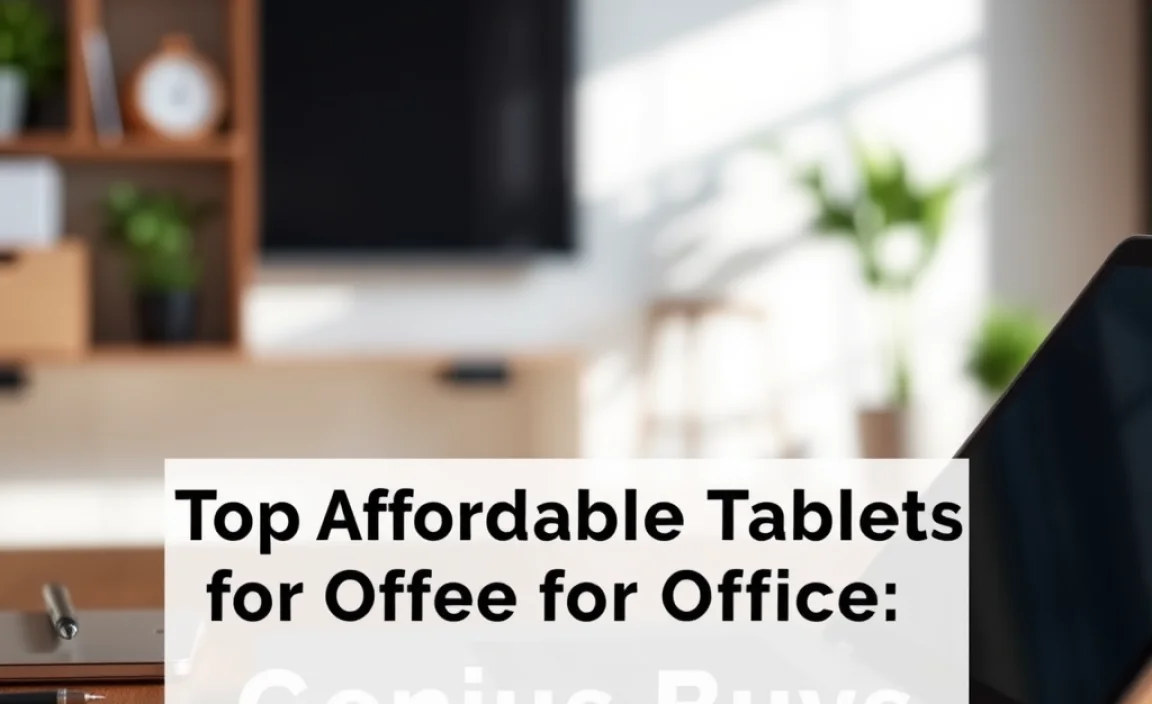 Affordable Tablets for Office Comparison: Genius Buys - Tablet Zoo