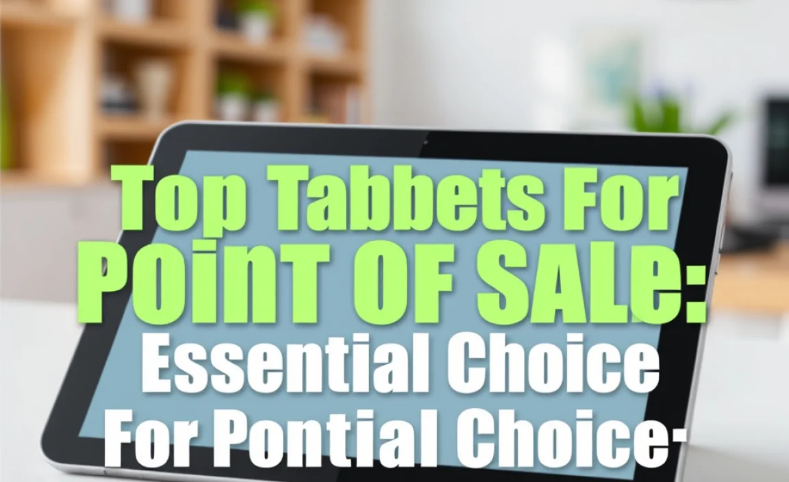 Top Tablets For Point Of Sale: Essential Choice - Tablet Zoo
