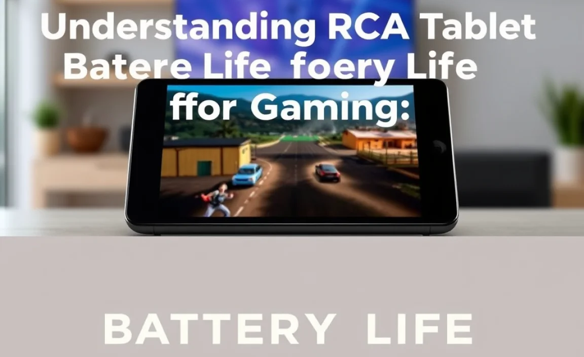 RCA Tablet Apollo Battery Life for Gaming: Effortless Power - Tablet Zoo