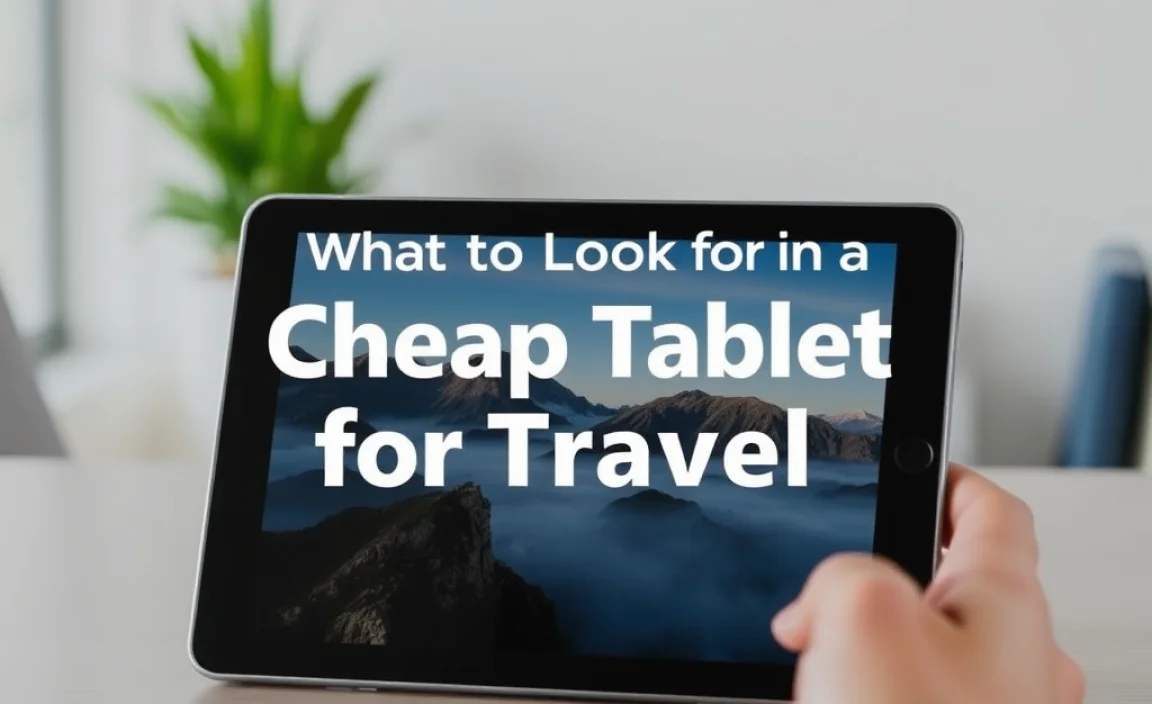 Cheap Tablets for Travel: Essential & Affordable - Tablet Zoo