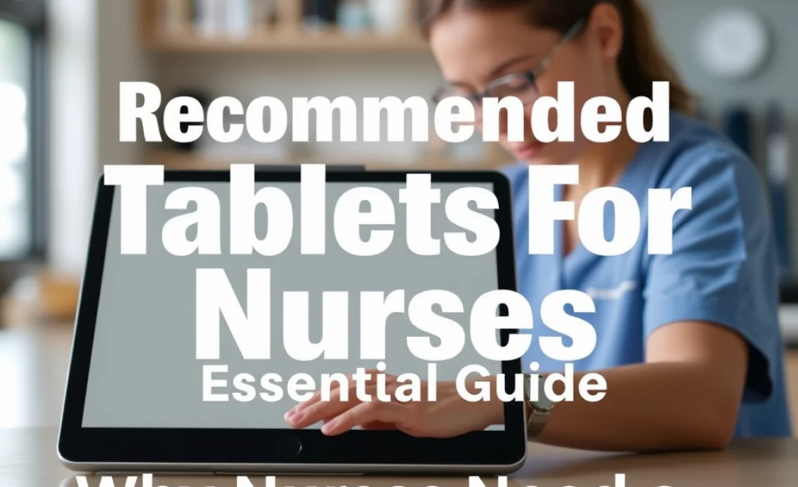 Recommended Tablets For Nurses: Essential Guide - Tablet Zoo