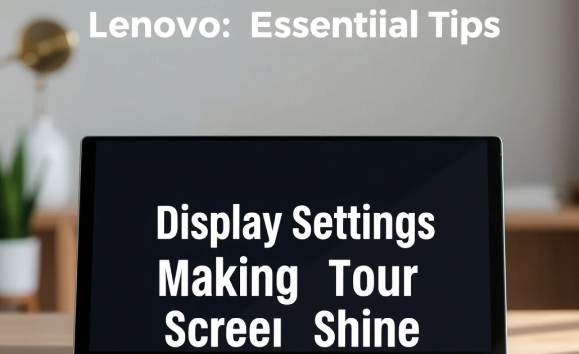 Simple Tablet Settings on Lenovo: Essential Tips - Tablet Zoo