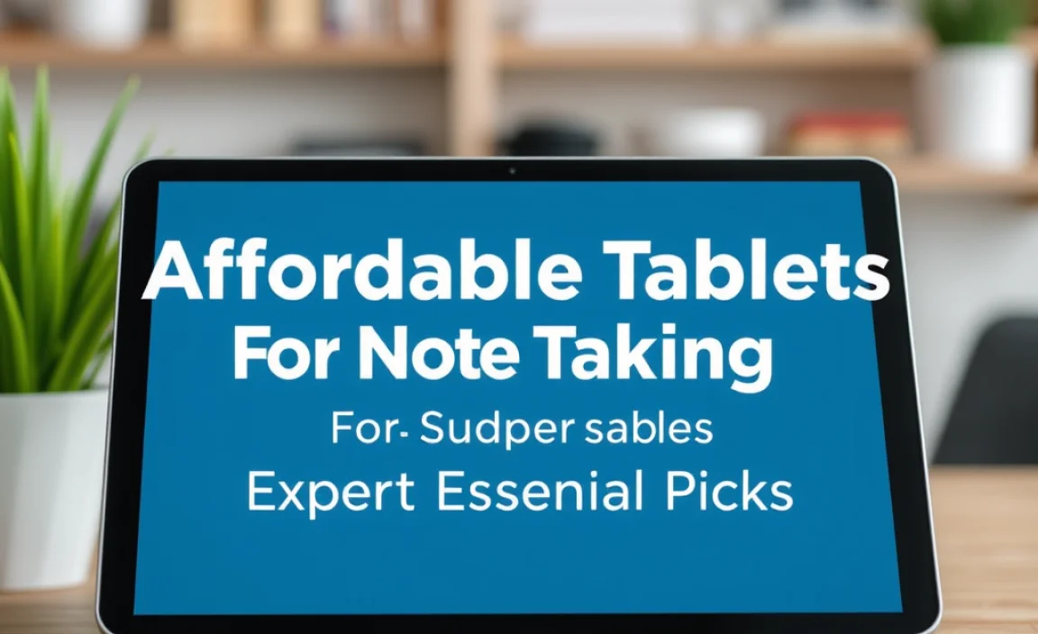 Affordable Tablets For Note Taking: Expert Essential Picks - Tablet Zoo