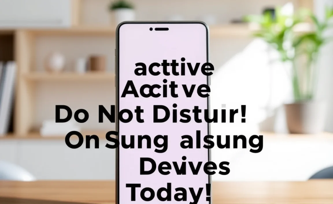 Master 'Do Not Disturb' On Samsung Devices Today! - Tablet Zoo