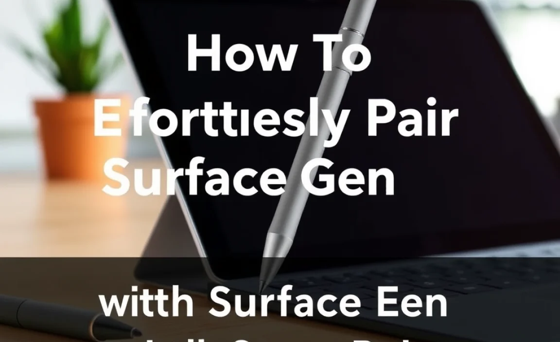 Effortlessly Pair Surface Pen with Surface Go Guide - Tablet Zoo
