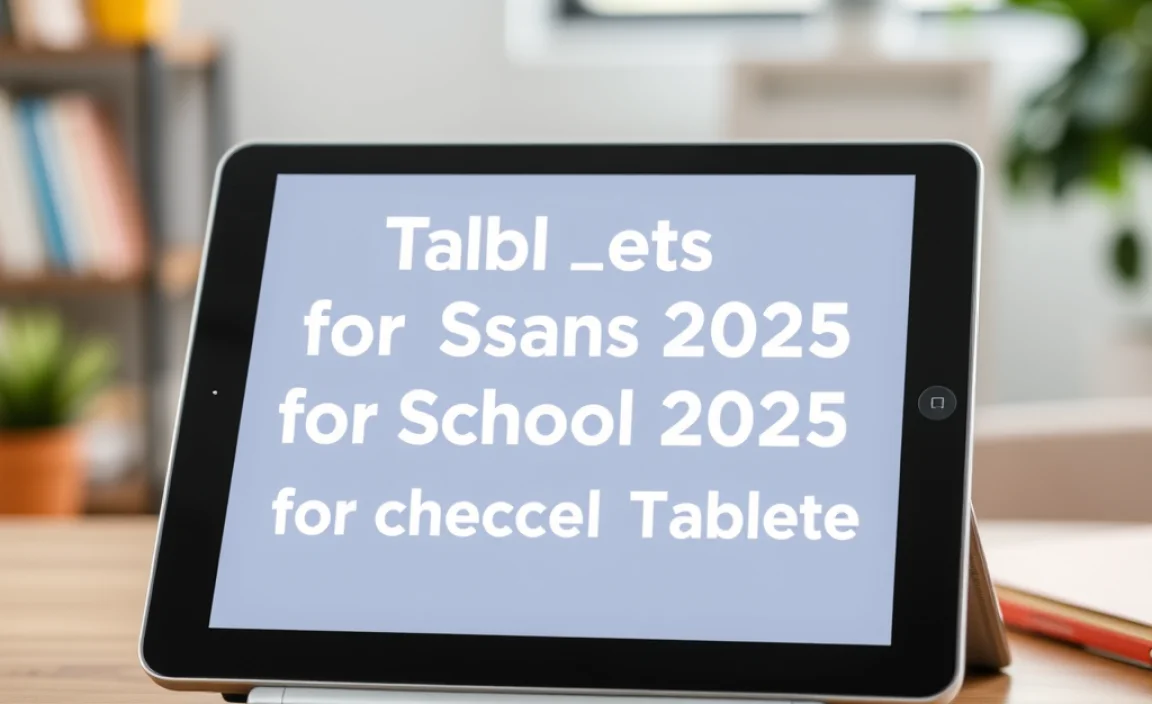Recommended Tablets for School 2025: Essential Guide - Tablet Zoo