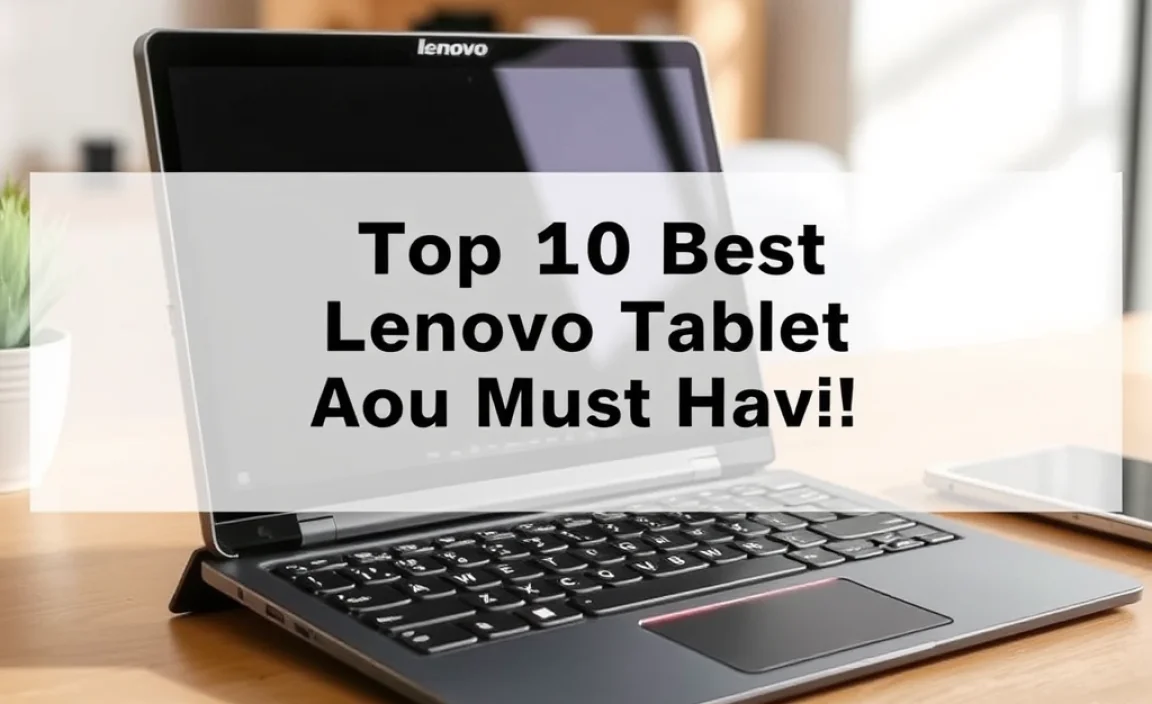 Top 10 Best Lenovo Tablet Accessories You Must Have! - Tablet Zoo