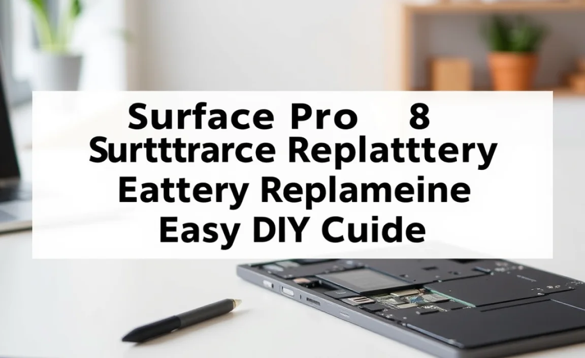 Surface Pro 8 Battery Replacement: Easy Diy Guide - Tablet Zoo