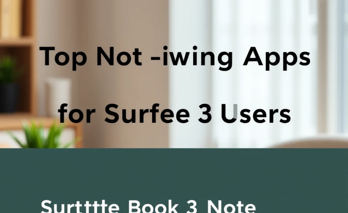 Top Note-Taking Apps for Surface Book 3 Users - Tablet Zoo