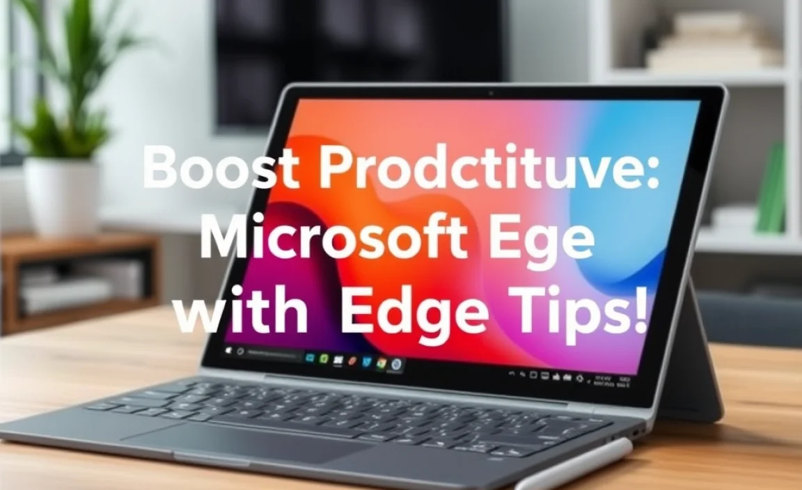 Boost Productivity: Surface Duo with Edge Tips! - Tablet Zoo