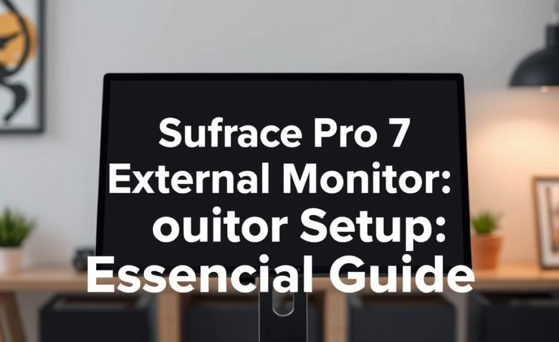 Surface Pro 7 External Monitor Setup: Essential Guide - Tablet Zoo