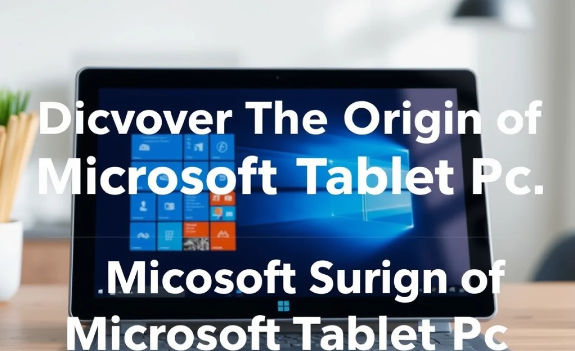 Discover The Origin Of Microsoft Surface Tablet Pc Brand - Tablet Zoo