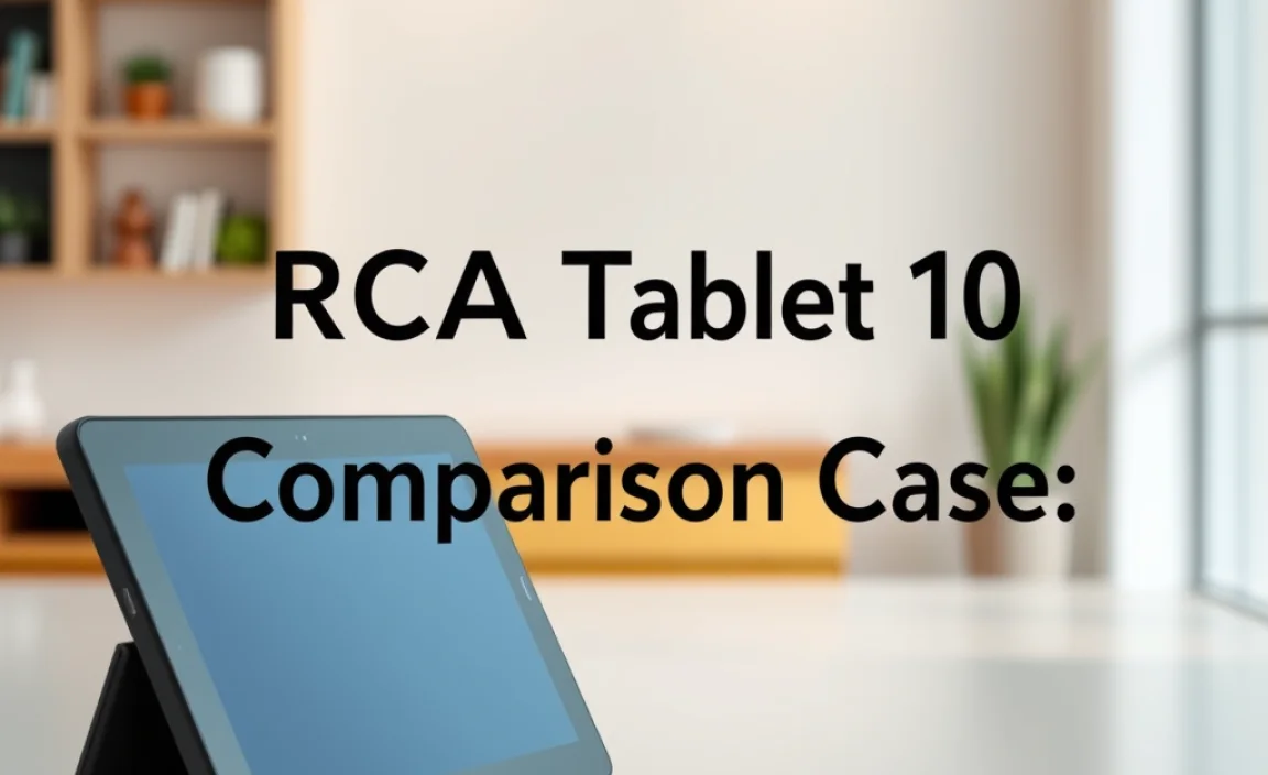 RCA Tablet 10 Viking Pro Comparison Case: Essential - Tablet Zoo