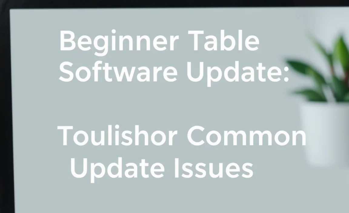 Beginner Tablet Software Update: Essential Guide - Tablet Zoo