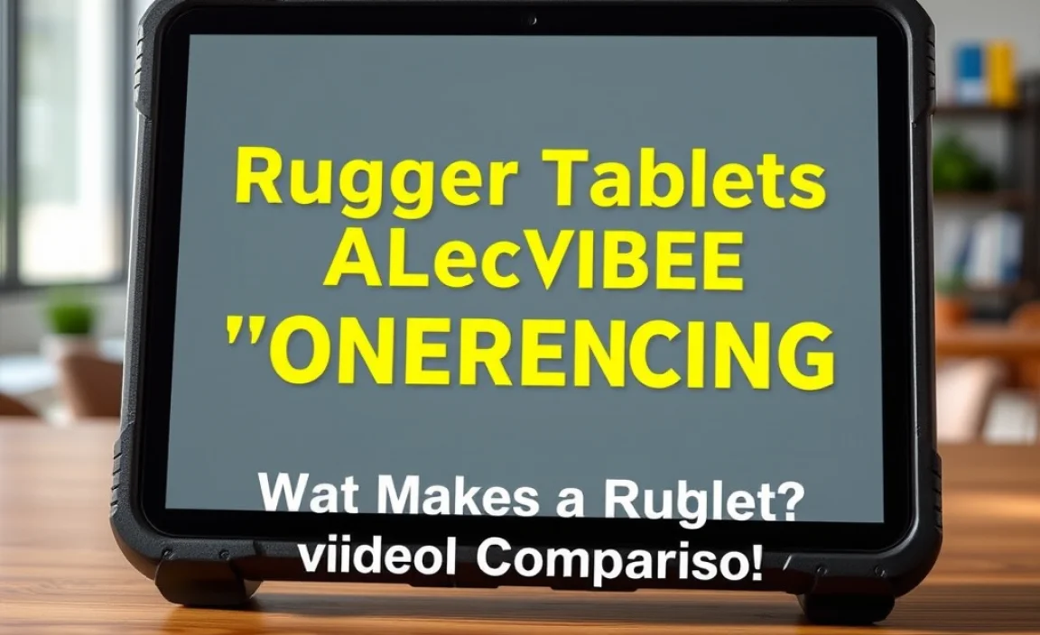 Rugged Tablets for Video Conferencing: Essential Comparison - Tablet Zoo