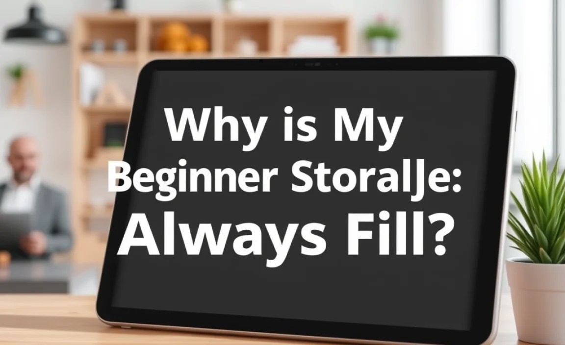 Beginner Tablet Storage Full: Essential Fix - Tablet Zoo