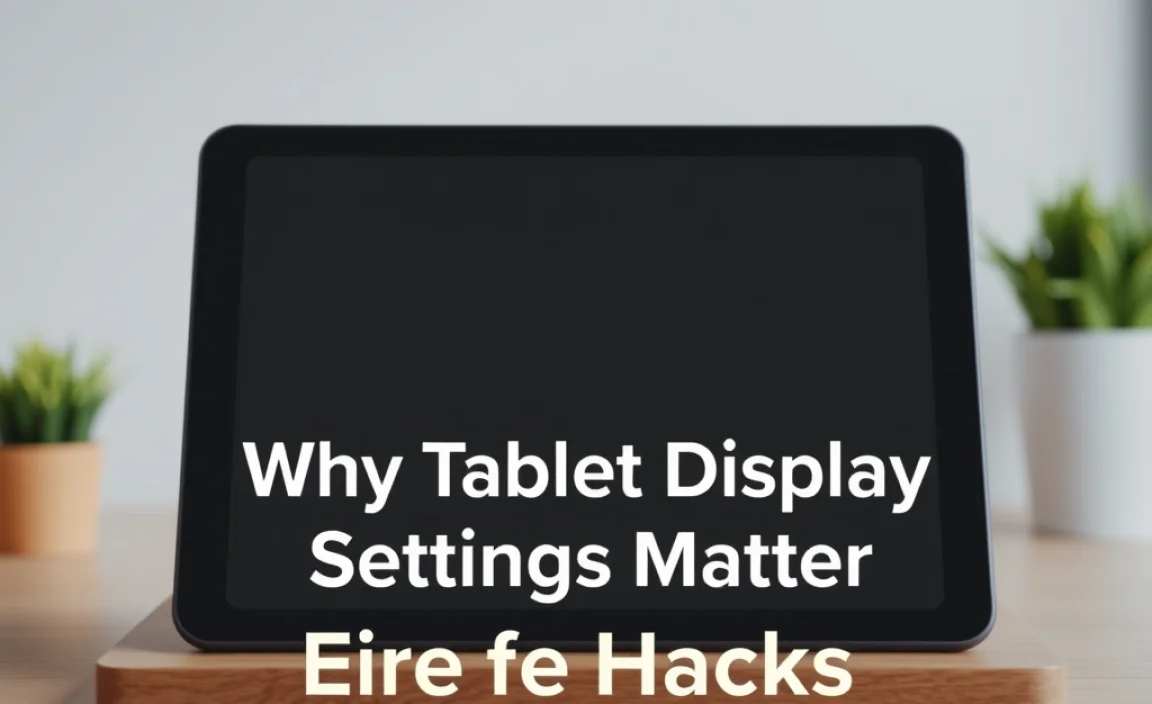 Simple Tablet Display Settings: Essential Fire Hacks - Tablet Zoo