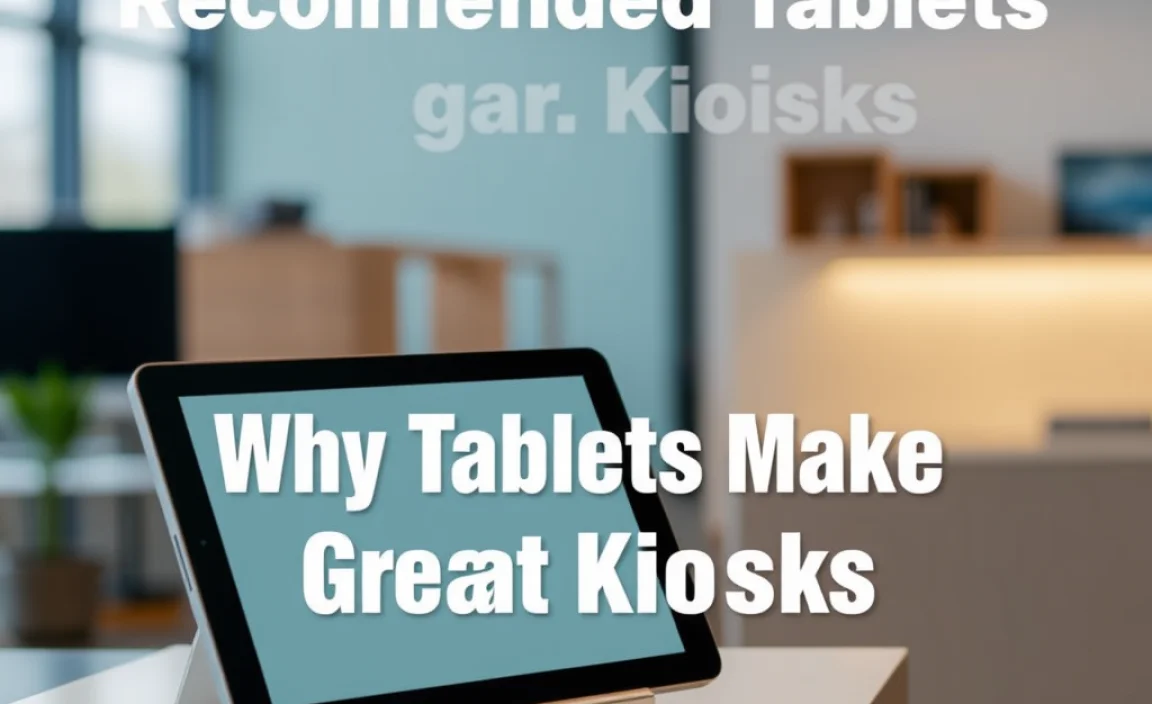 Recommended Tablets for Kiosk: Genius Picks - Tablet Zoo
