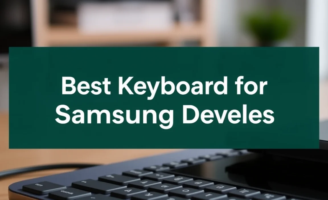 Best Keyboard For Samsung Phones: Top Picks 2023 - Tablet Zoo